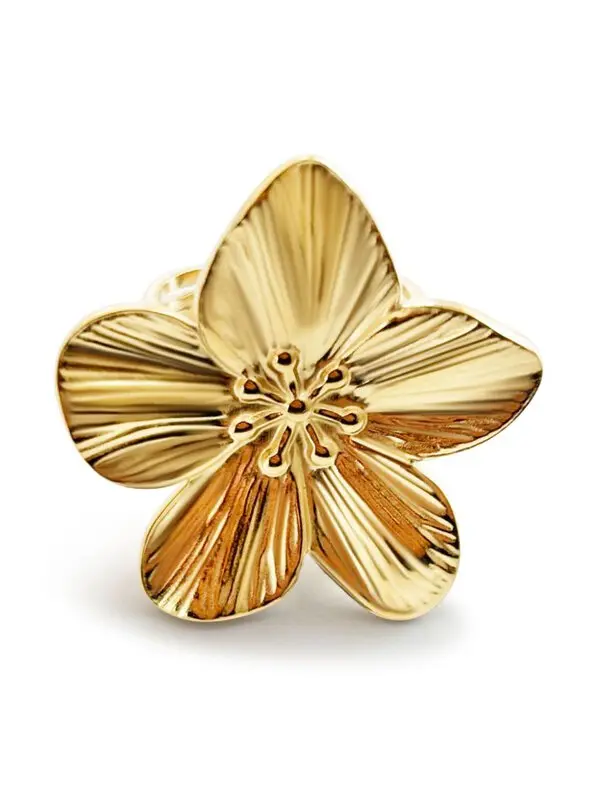 HZMER JEWELLERY Floral Ring - Gold