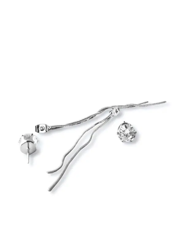 HZMER JEWELLERY Crystal-embellished Drop Earrings
