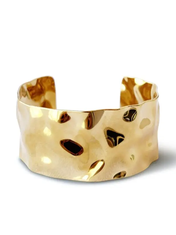 HZMER JEWELLERY Hammered Bangle - Gold