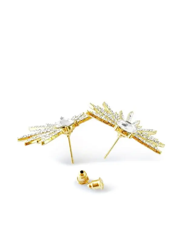 HZMER JEWELLERY Crystal-embellished Earrings
