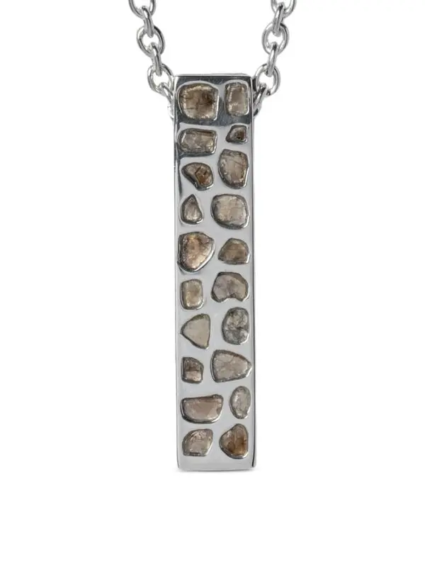 PARTS OF FOUR Cuboid Necklace - Silver
