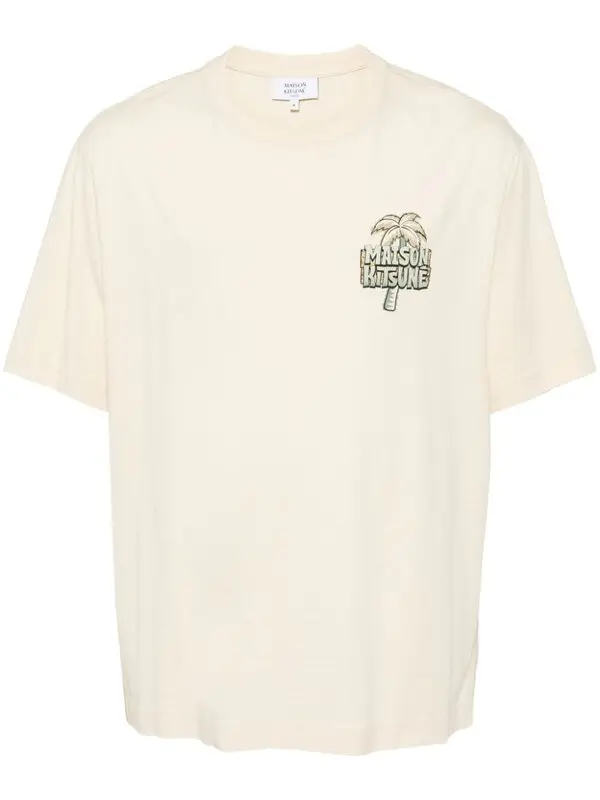Maison Kitsuné Graphic-print Cotton T-shirt