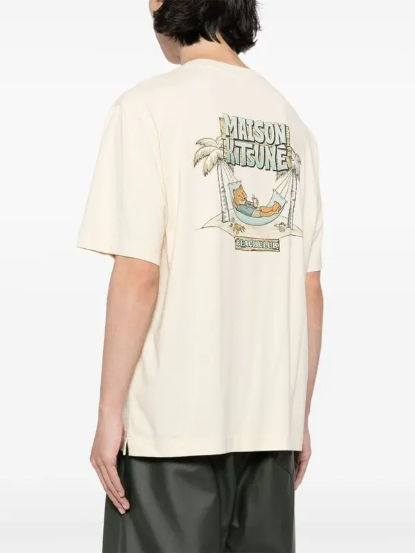 Maison Kitsuné Graphic-print Cotton T-shirt