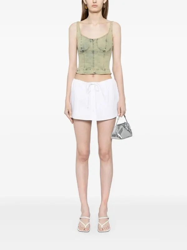 Alexander Wang Crystal-embellished Skort