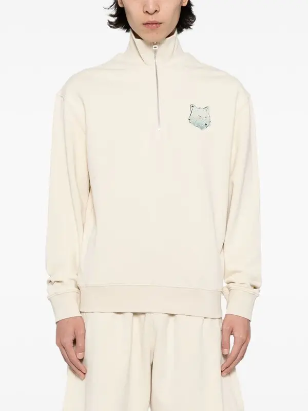 Maison Kitsuné Fox-motif Cotton Sweatshirt