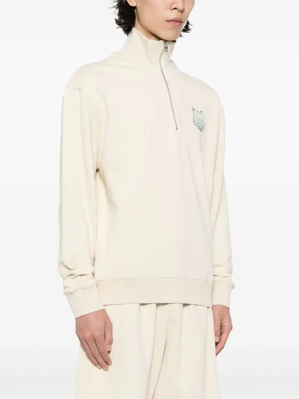 Maison Kitsuné Fox-motif Cotton Sweatshirt