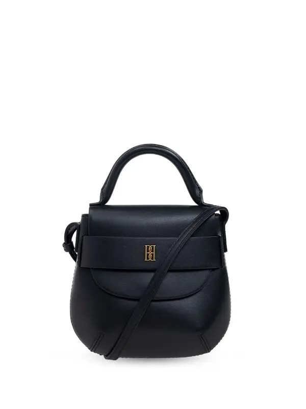 BY MALENE BIRGER Meela Leather Shoulder Bag - Black