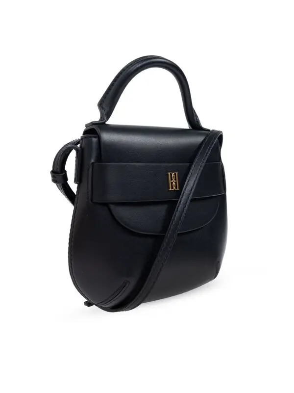 BY MALENE BIRGER Meela Leather Shoulder Bag - Black
