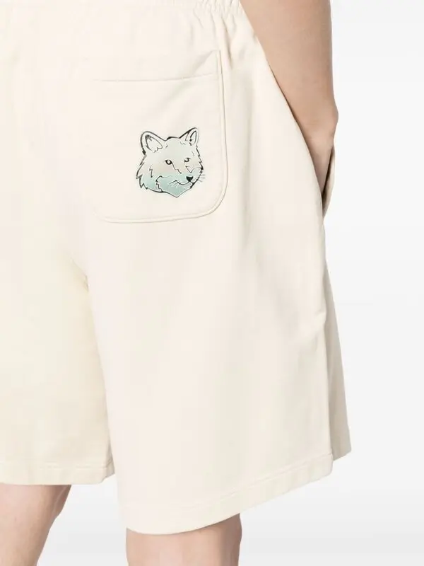 Maison Kitsuné Fox Head Print Track Shorts