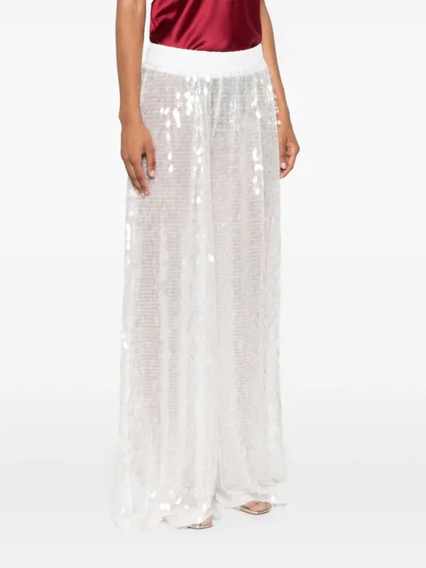 Norma Kamali High-waist Flared Trousers
