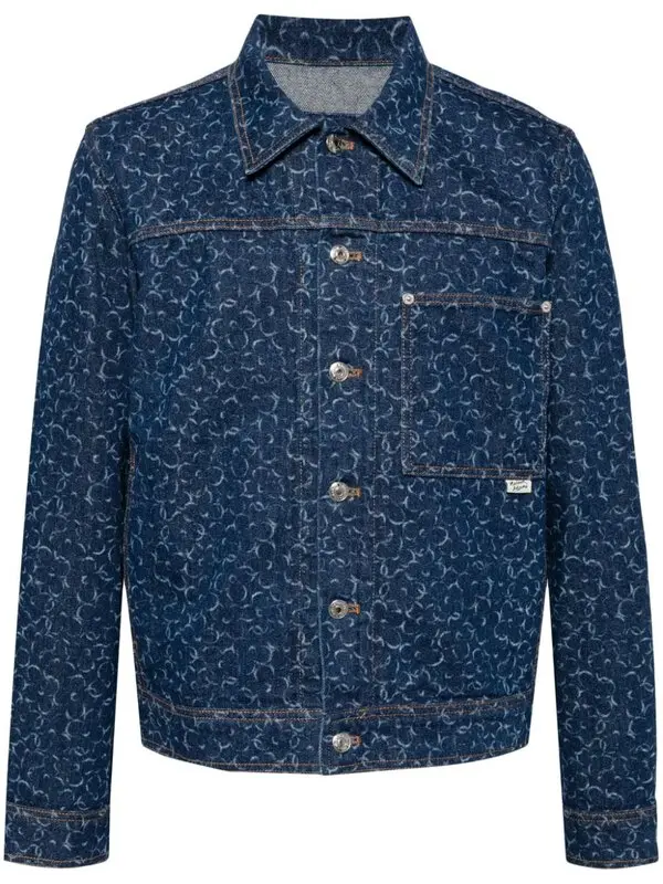 Maison Kitsuné Laser-cut Denim Jacket