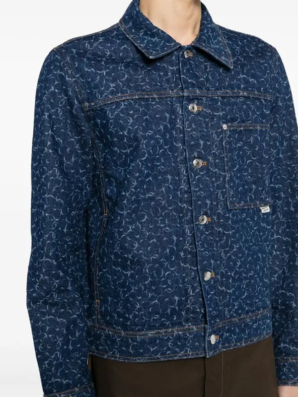 Maison Kitsuné Laser-cut Denim Jacket