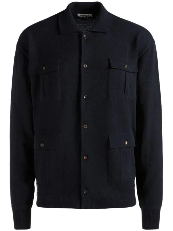 Bally Logo-embroidered Cashmere Shirt
