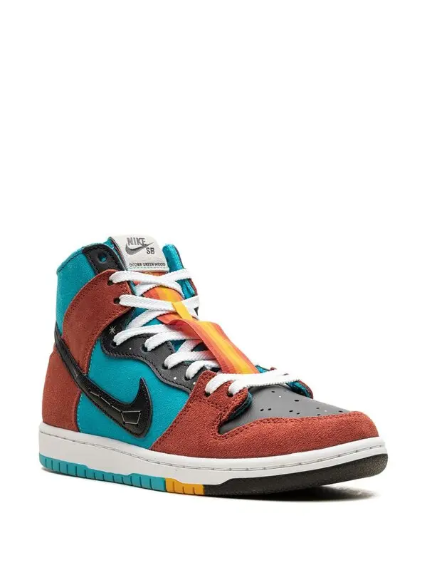 Nike X Di'orr Greenwood Sb Dunk High Sneakers - Blue