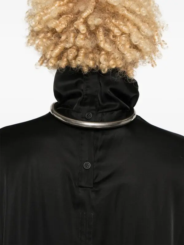 Rick Owens Tabard Satin Blouse