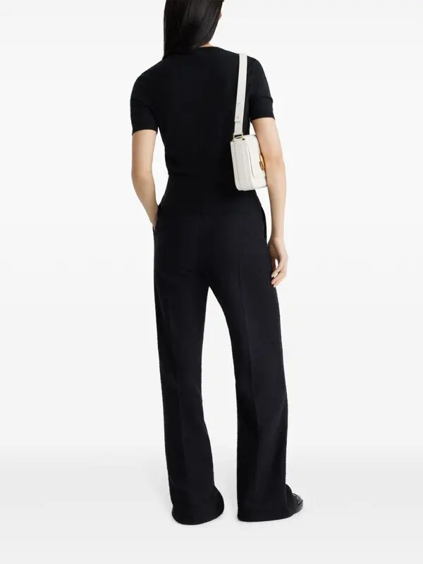 PATOU Iconic Tweed Trousers - Black