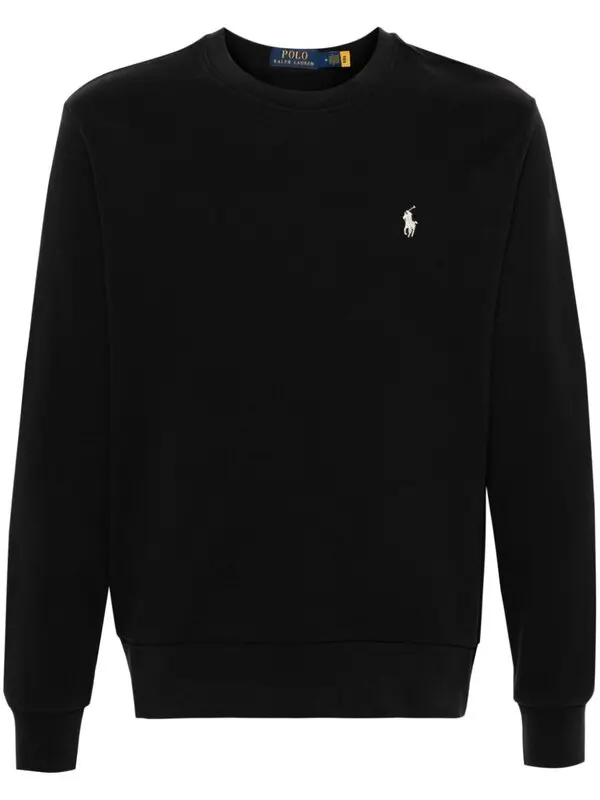 Polo Ralph Lauren Polo-pony Cotton Sweatshirt - Black
