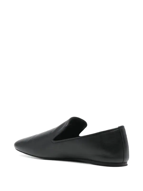 Calvin Klein Logo-debossed Leather Loafers