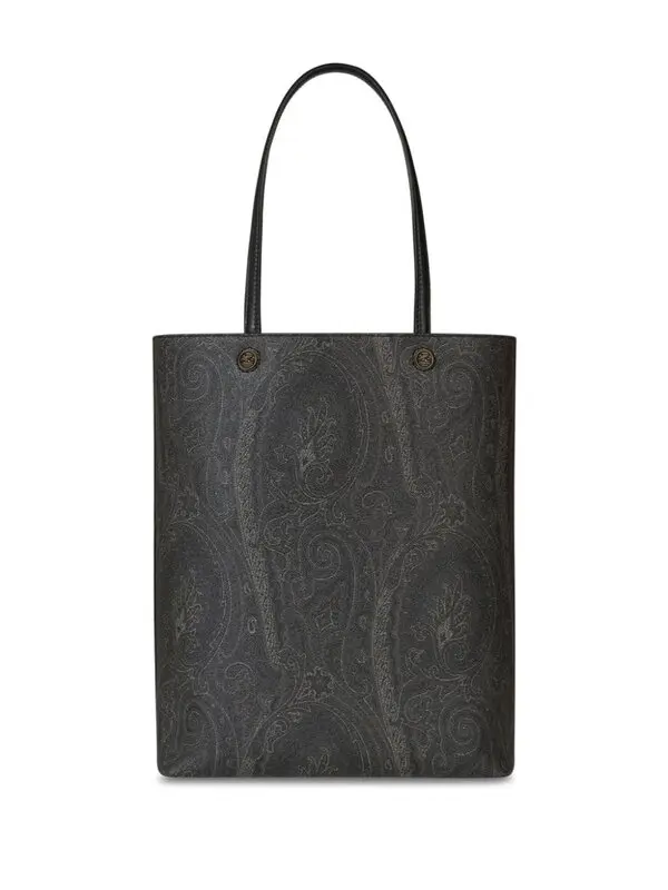 Etro Paisley Print Tote - Black