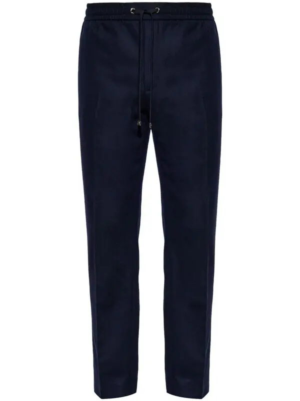 Moncler Logo-appliqué Track Pants - Blue