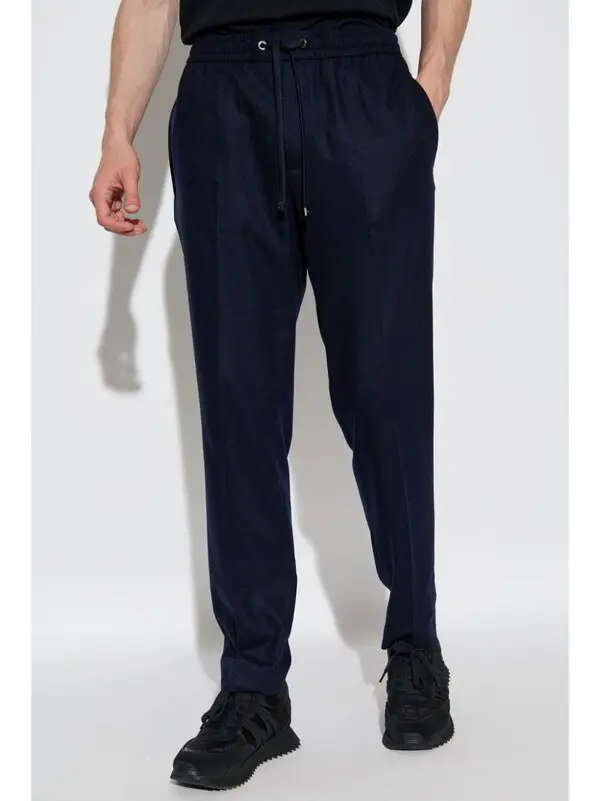 Moncler Logo-appliqué Track Pants - Blue