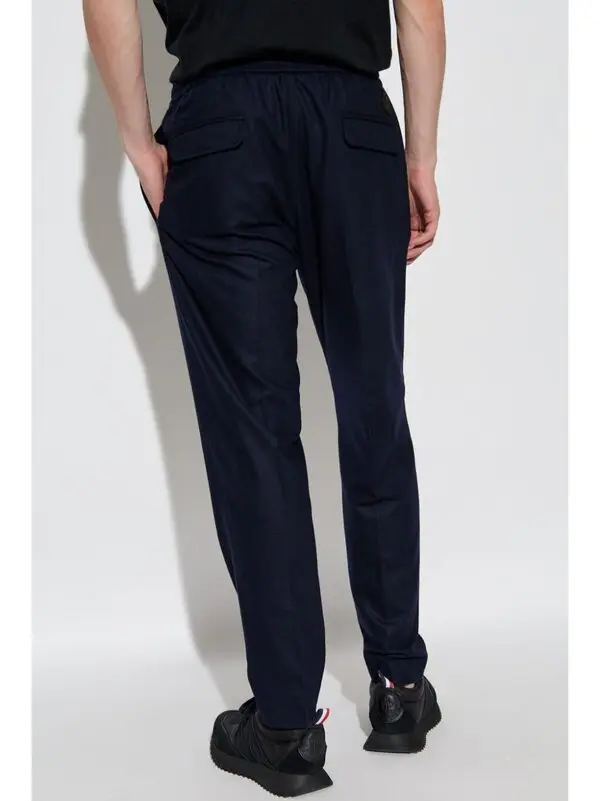 Moncler Logo-appliqué Track Pants - Blue