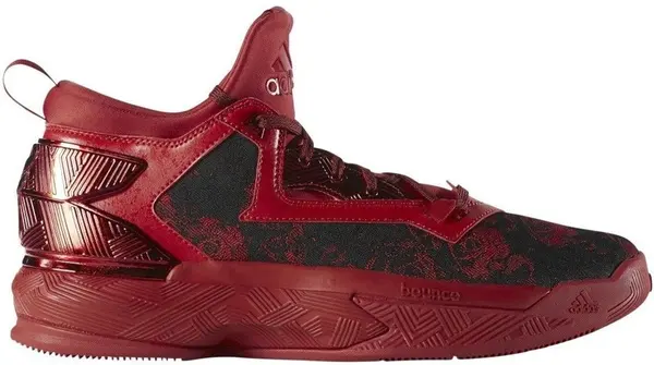 Adidas D Lillard 2 Florist City Sneakers - Scarlet/core Black/scarlet