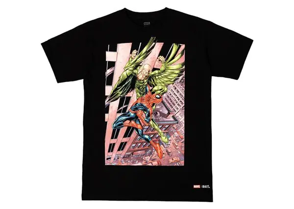 BAIT X The Sinister Six Vulture Tee Shirt - Black