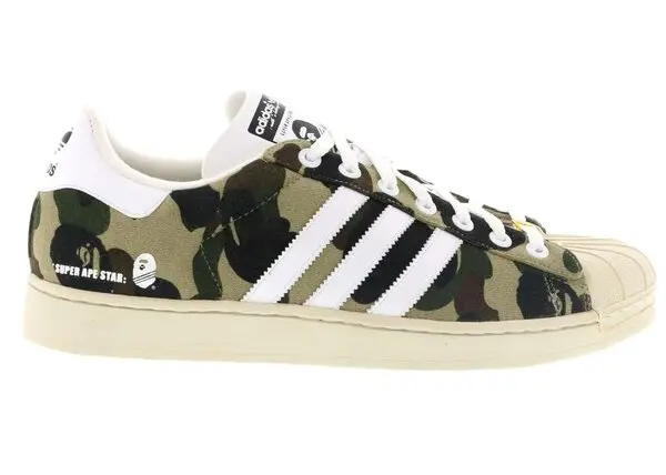 Adidas Super Ape Star Bape Sneakers