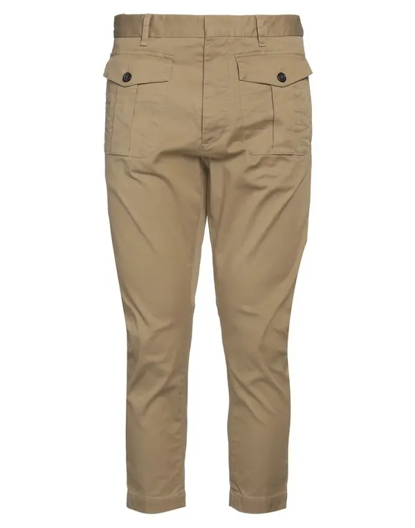 Dsquared2 Cotton And Elastane Cargo Pants - Beige