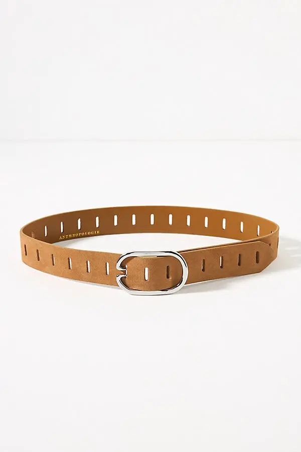 Anthropologie Adjustable Notch Belt - Honey