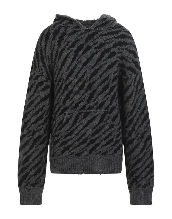 Rhude Two-tone Wool And Cashmere Knit Hoodie