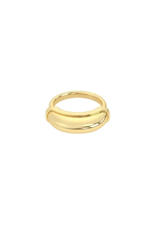 WYLD BOX Luna Mini Gold Ring - 18k Yellow Gold