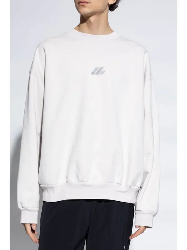 Balenciaga Logo-print Cotton Sweatshirt