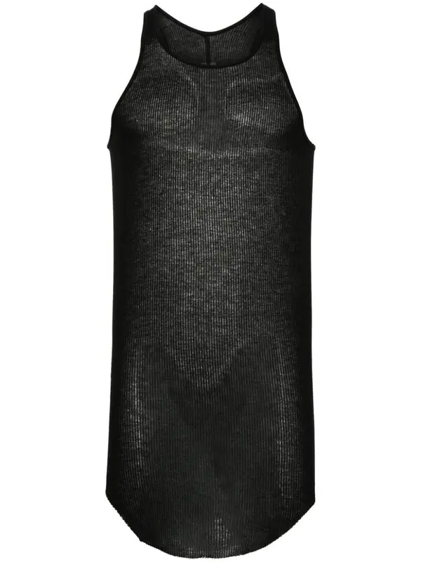 Rick Owens Basic Fine-ribbed Tank Top