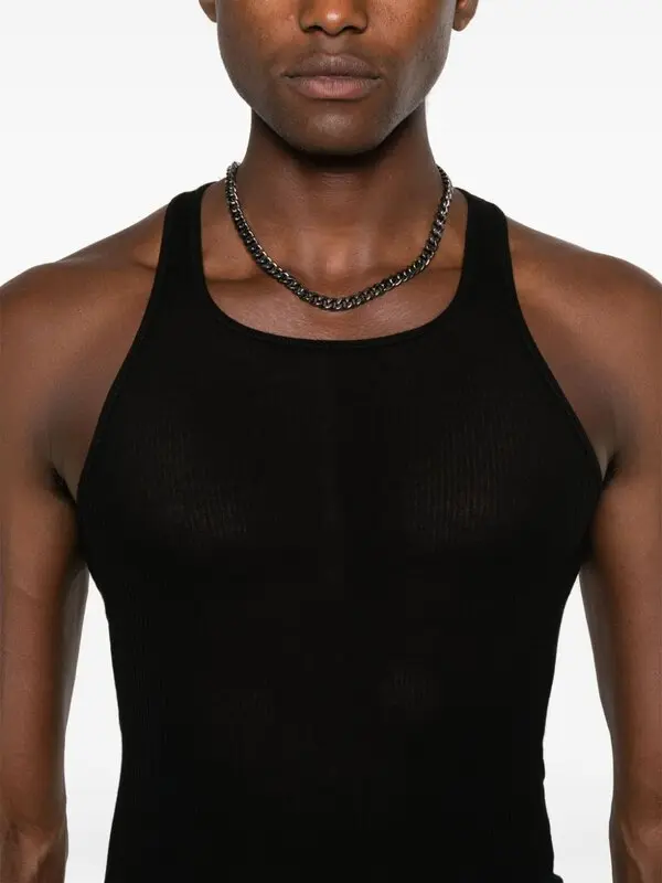 Rick Owens Basic Fine-ribbed Tank Top