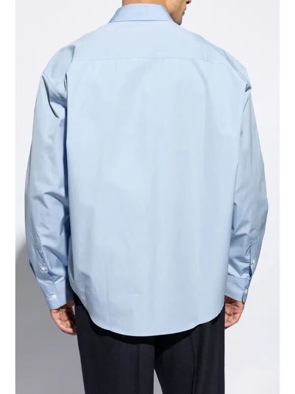 Ami Logo Embroidered Shirt