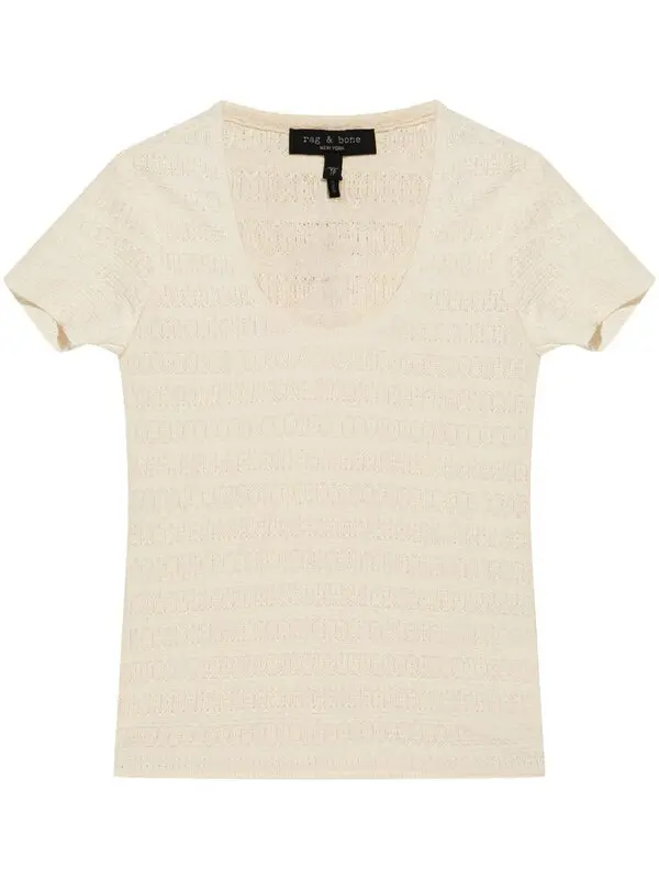 Rag & Bone Julia T-shirt - Neutrals