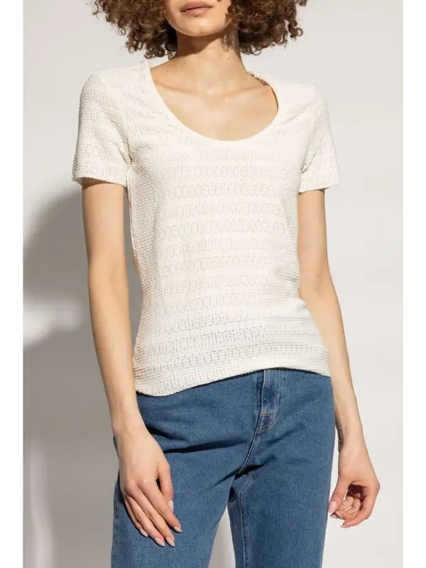 Rag & Bone Julia T-shirt - Neutrals