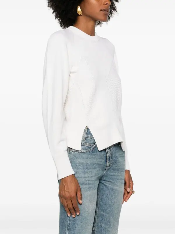 Alexander McQueen Geometric-pattern Sweater - Neutrals