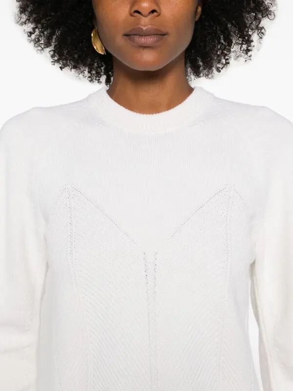 Alexander McQueen Geometric-pattern Sweater - Neutrals