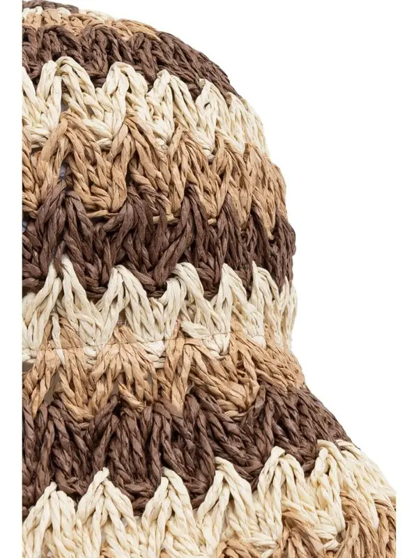 By Malene Birger Strawie Bucket Hat - Brown | Editorialist