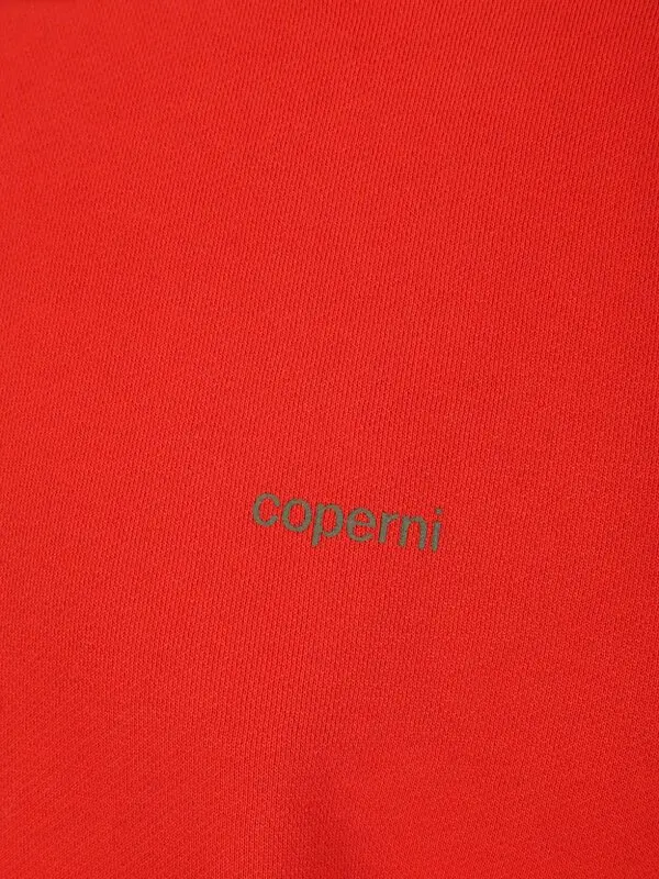 Coperni Logo-print Hoodie - Red