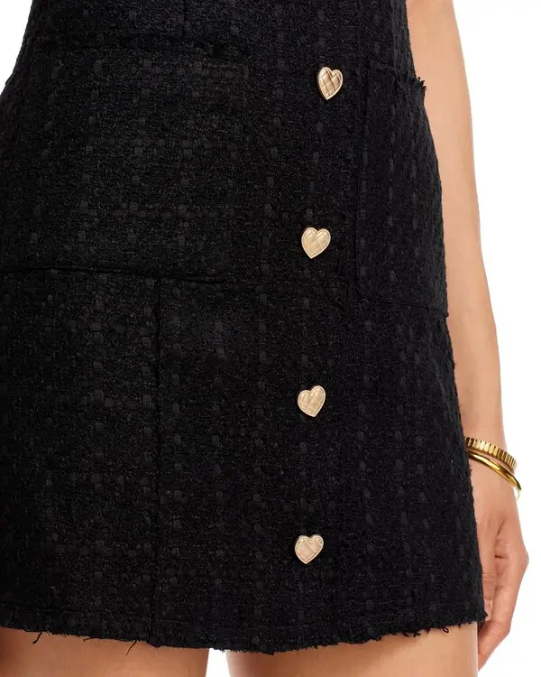 Aqua Tweed Tank Dress