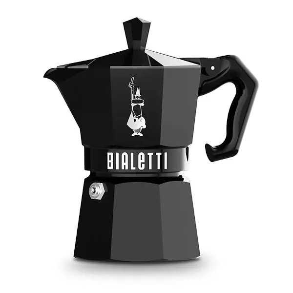 BIALETTI Moka Express 3 Cup Stovetop Espresso Maker - Black
