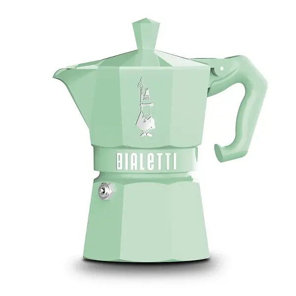 BIALETTI Moka Express 3 Cup Stovetop Espresso Maker - Mint