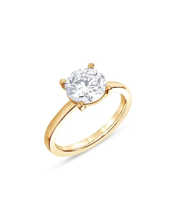 Bloomingdale'S Lab Grown Diamond Engagement Ring 3.0 Tcw - Gold