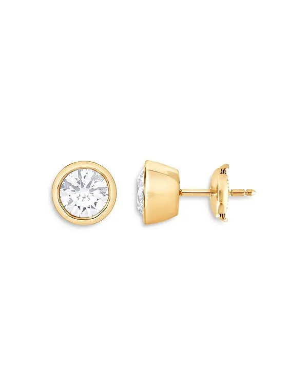 Bloomingdale'S 18k Yellow 3.0 Tcw Lab Grown Diamond Stud Earrings - Gold