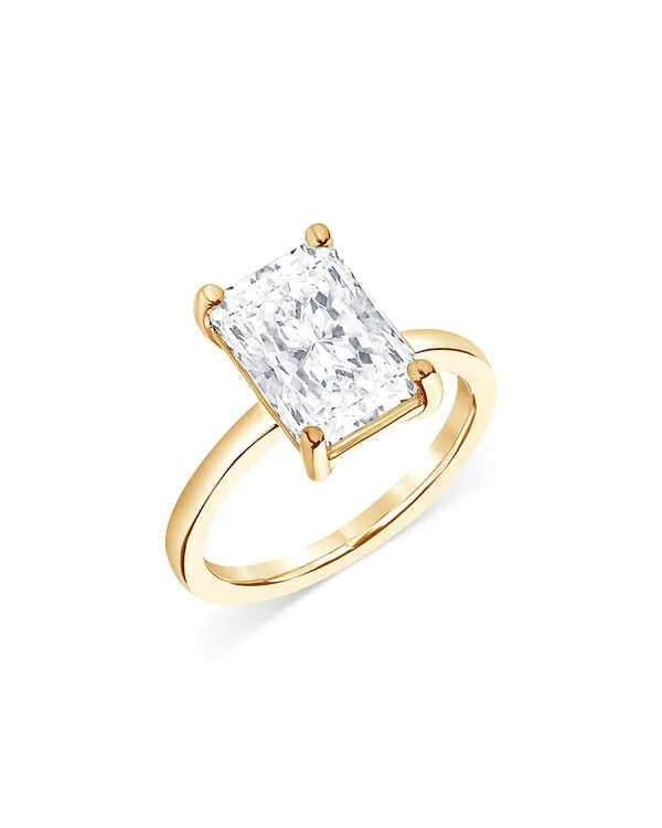 Bloomingdale'S 18k Yellow 3.0 Tcw Radiant-cut Lab Grown Diamond Engagement Ring - Gold