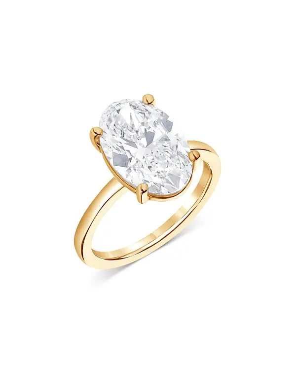 Bloomingdale'S Certified Lab Grown Oval-cut Diamond Engagement Ring - Gold